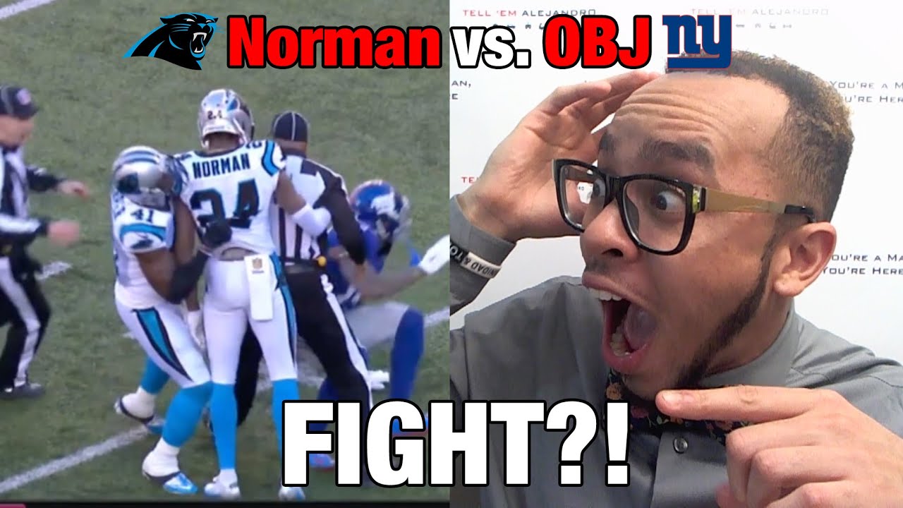 TEA: RECAP 2015 NFL Week 15 Odell Beckham Jr. & Josh Norman FIGHT! Cam ...