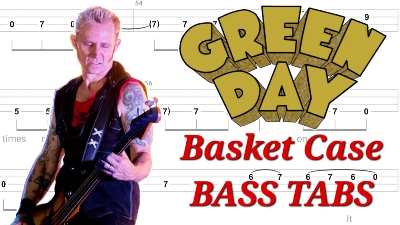 Green Day - Basket Case BASS TABS | Cover | Tutorial | Lesson - YouTube
