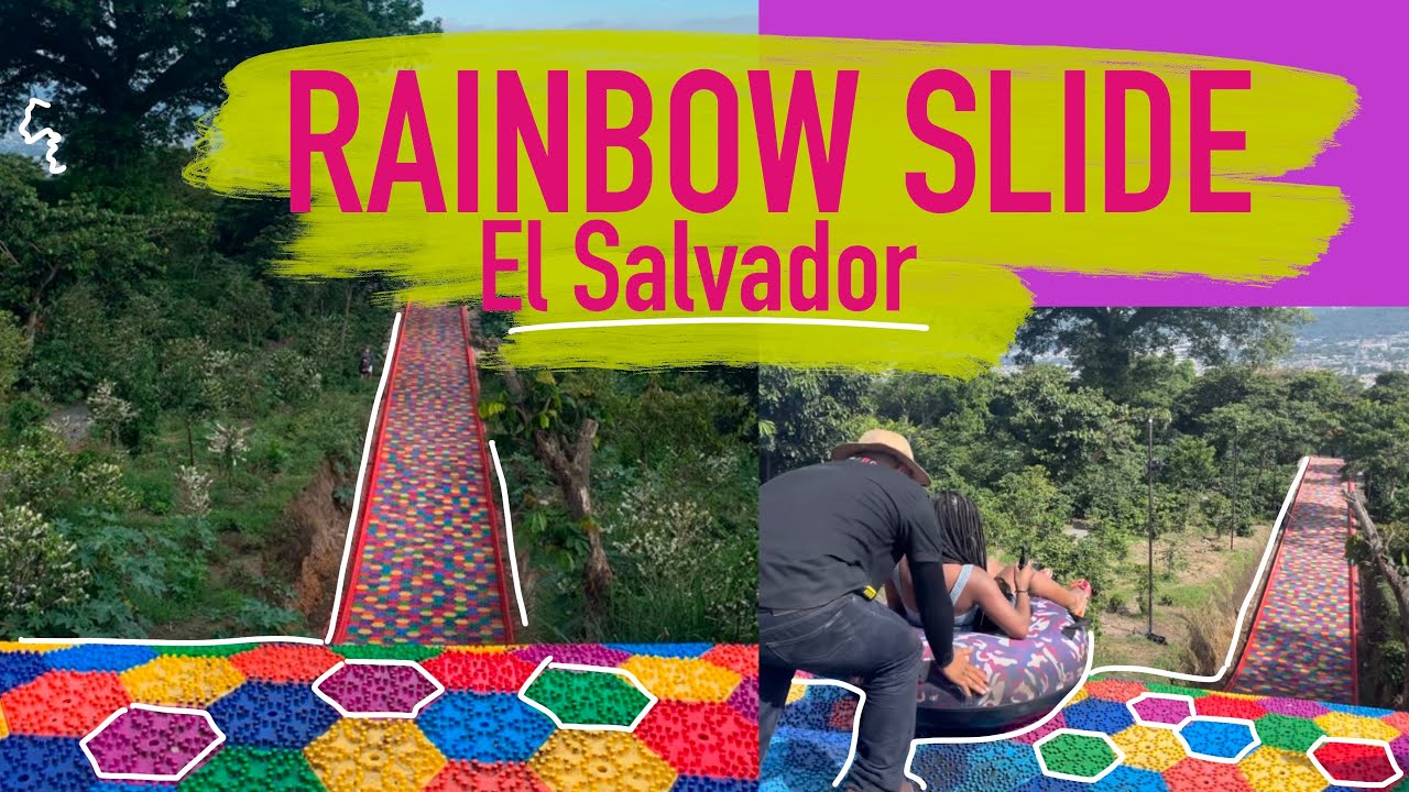 Imagine Slide El Salvador | Rainbow Slide | El Boque Slide - YouTube