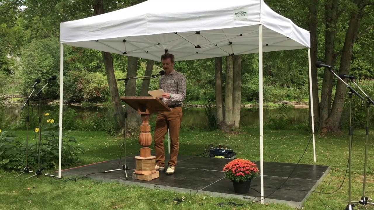 Mark McCutcheon reads "Cash paradise" at the Eden Mills Writers ...