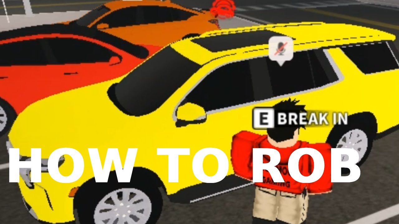 How to rob a cars In ER:LC - YouTube