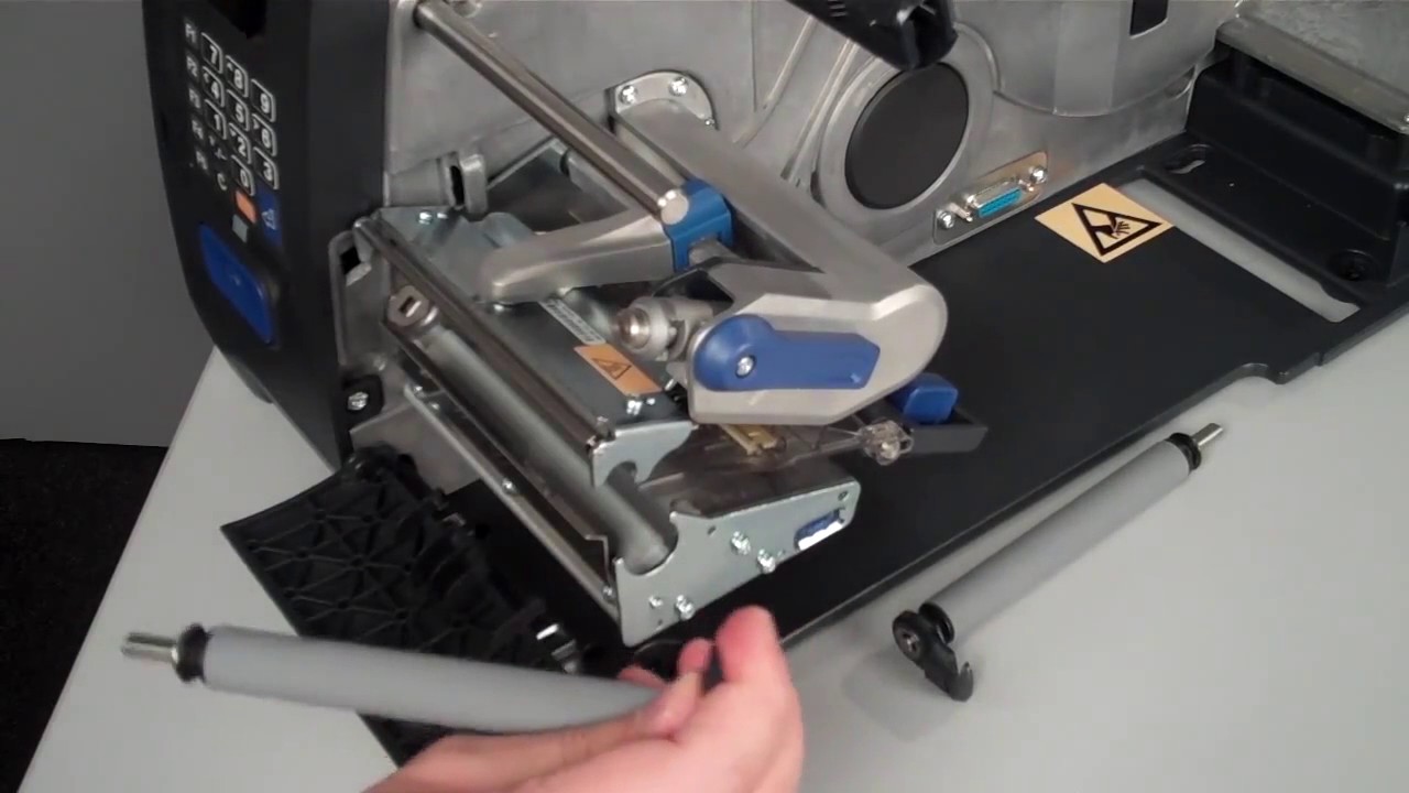 PM Series Printers Replacing the Roller Honeywell barcode printer พิมพ์ ...