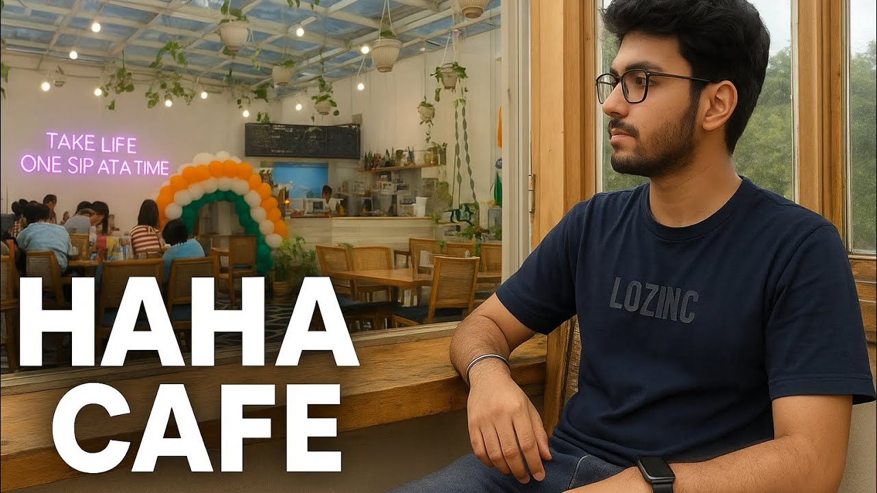 VLOG 14 Haha town Tour | Bhopal ka Coolest Cafe!.. - YouTube