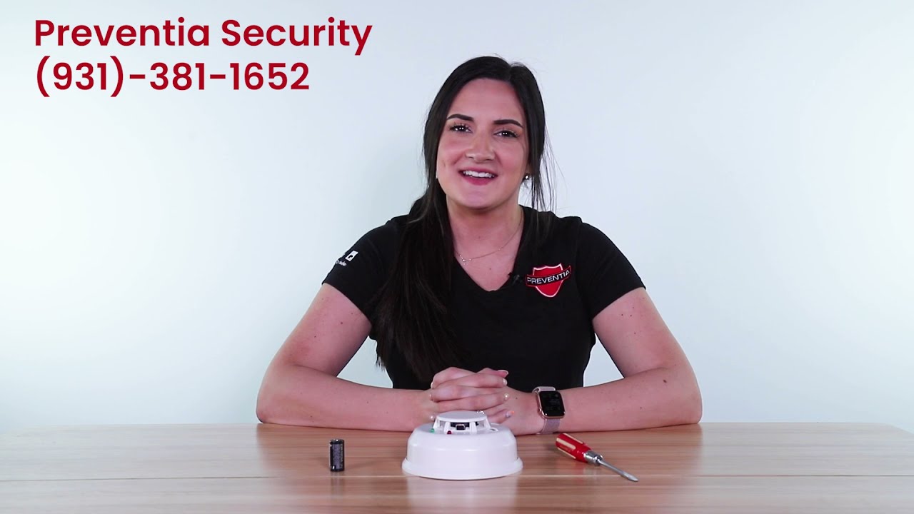 Changing a Honeywell Resideo Smoke Detector Battery - YouTube