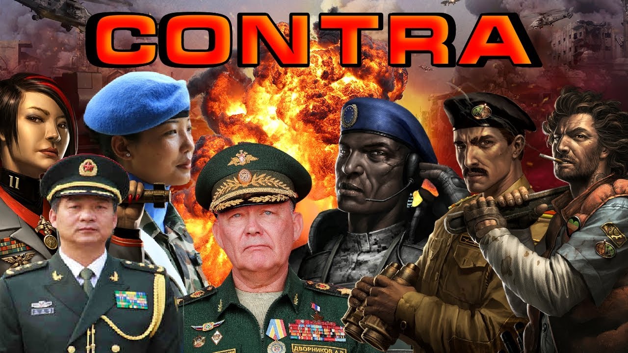 Command And Conquer: Contra Boss Hard Units 7 VS 1 | Generals Mod Best ...