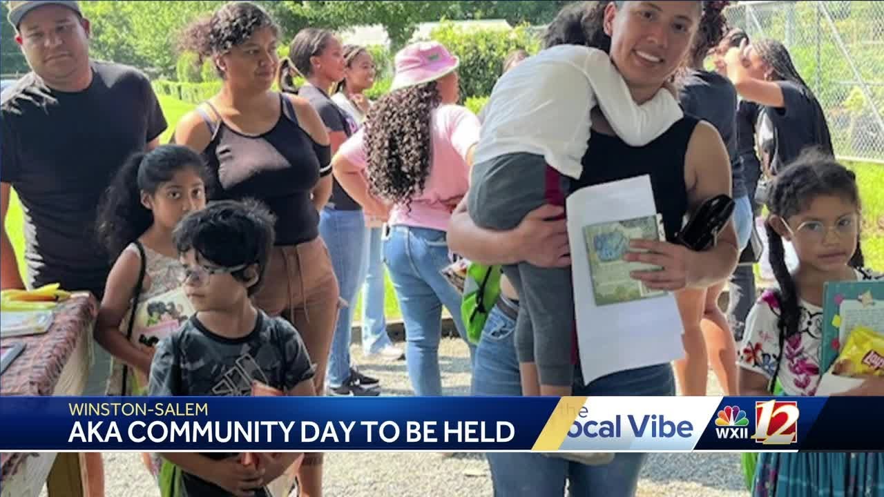 AKA hosts Community Day in Winston-Salem - YouTube
