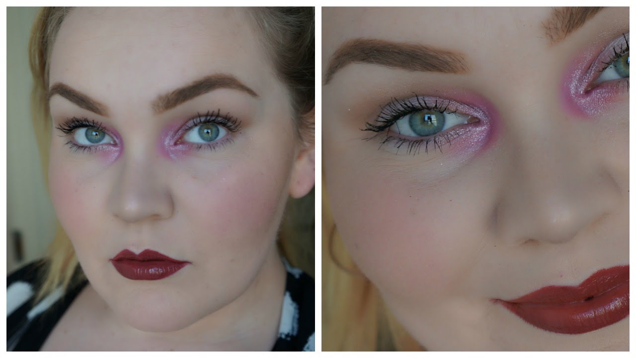 Easy Pop of Color Eyeshadow Tutorial - YouTube