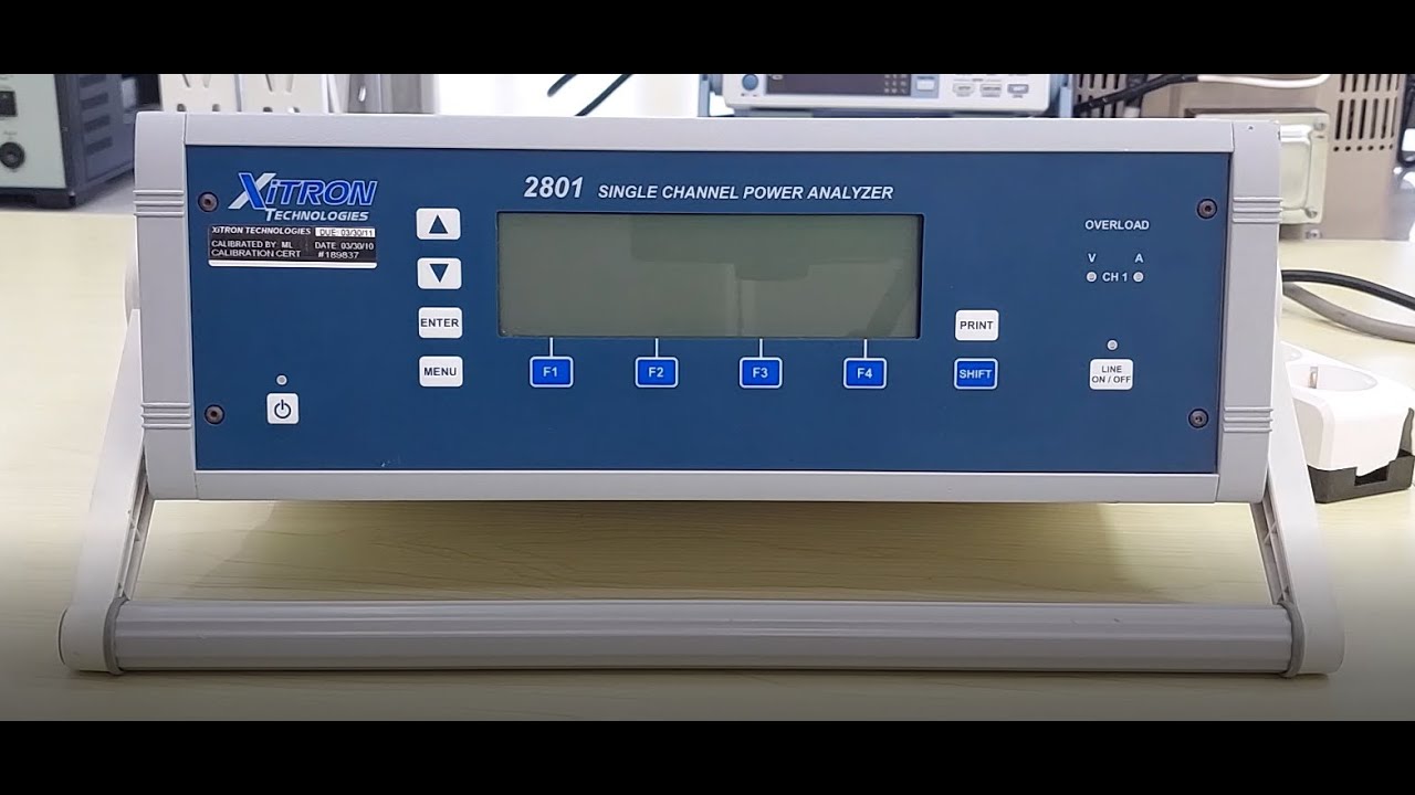 Single Channel Power Analyzer 2801 (Máy Phân Tích Điện Năng) - YouTube
