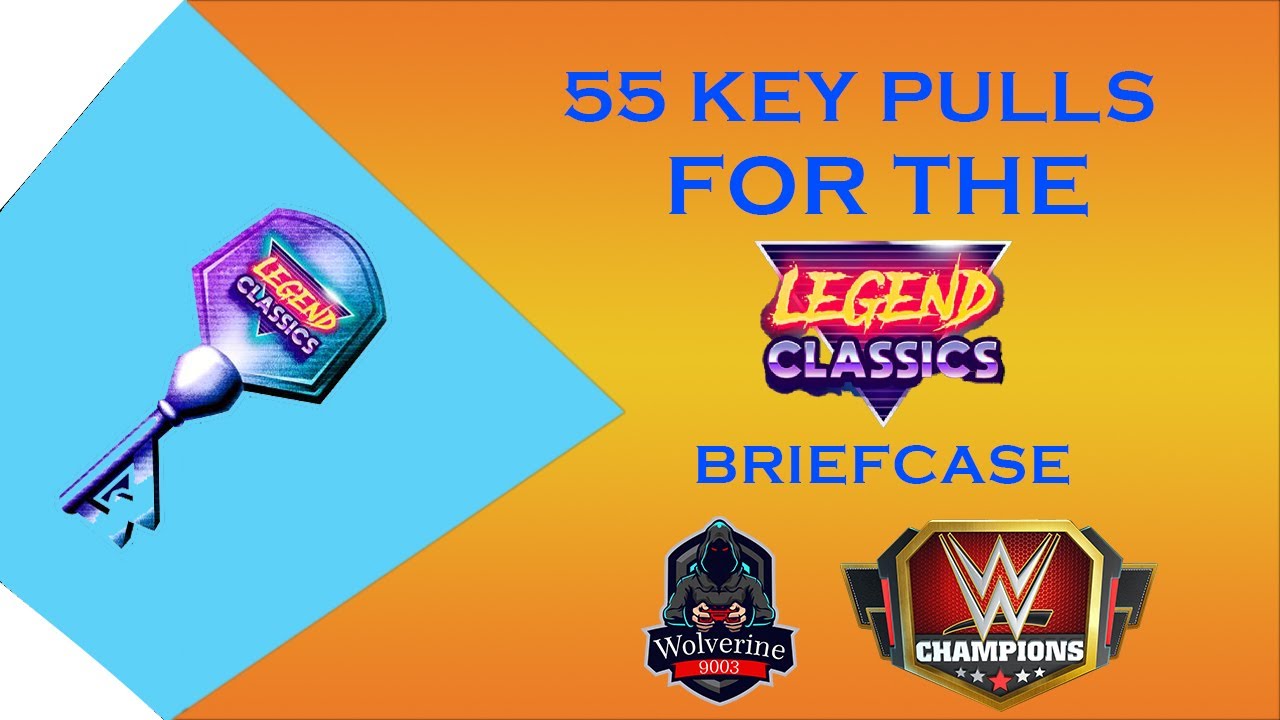 55 KEY PULLS FOR THE LEGEND CLASSICS BRIEFCASES || WWE CHAMPIONS ...