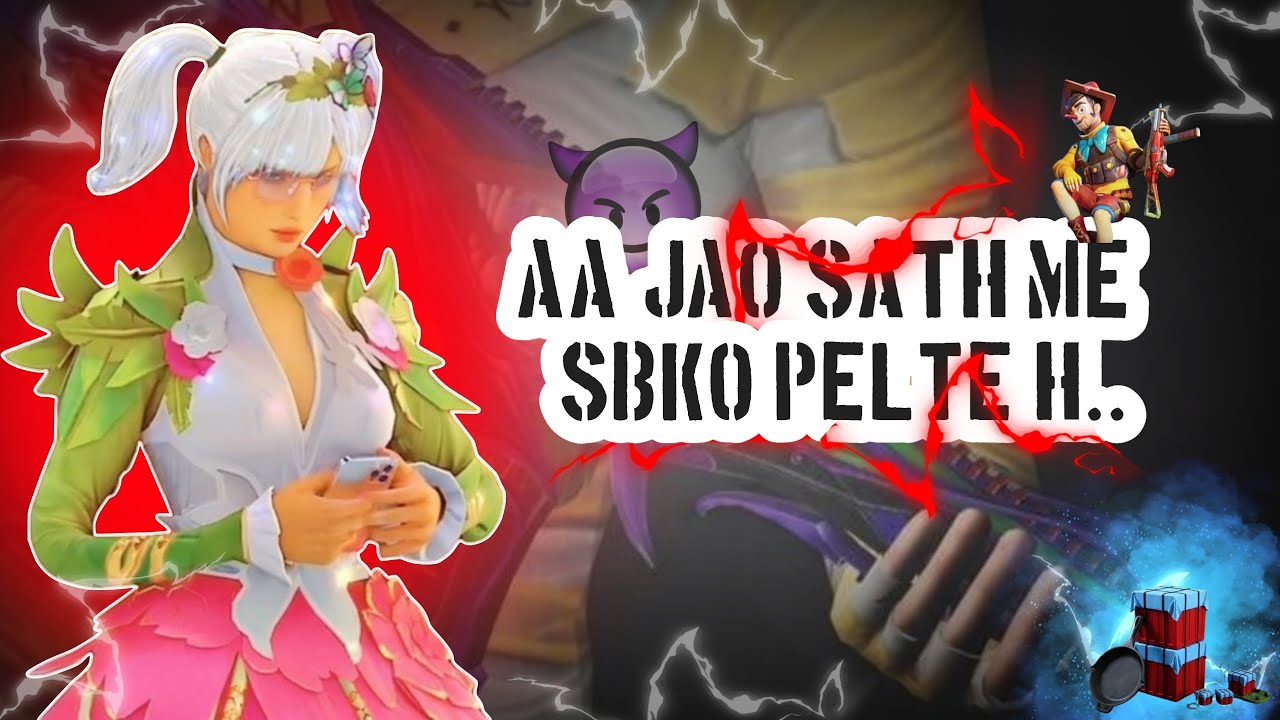 AA JAO SATH ME SBKO PELTE HAI : BGMI LIVE #bgmi #lolzzzgaming # ...