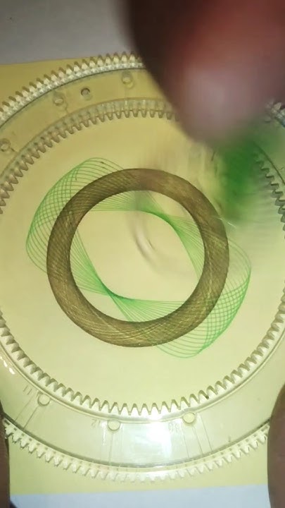 Spiraling into artistry with every twist and turn #spirograph #spirography #youtubeshorts # ...