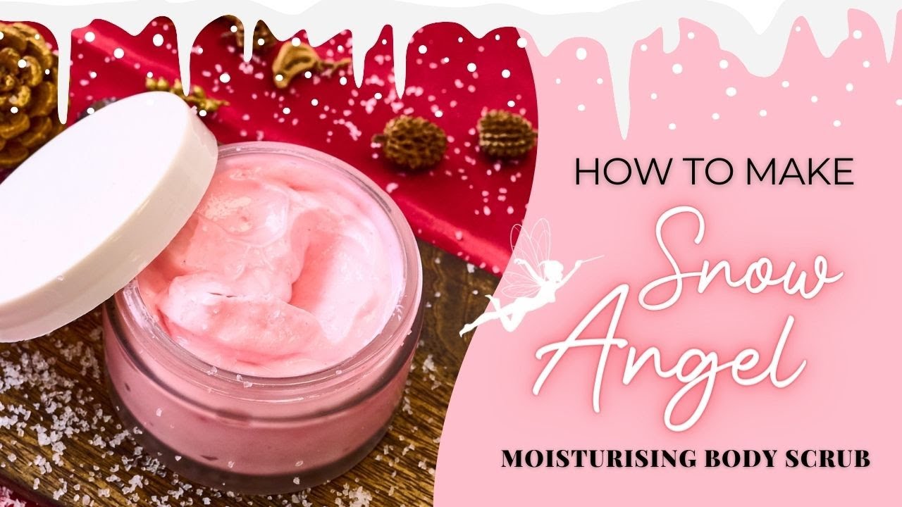 How To Make Snow Angel Moisturising Body Scrub!⛄️👼🧼 - YouTube
