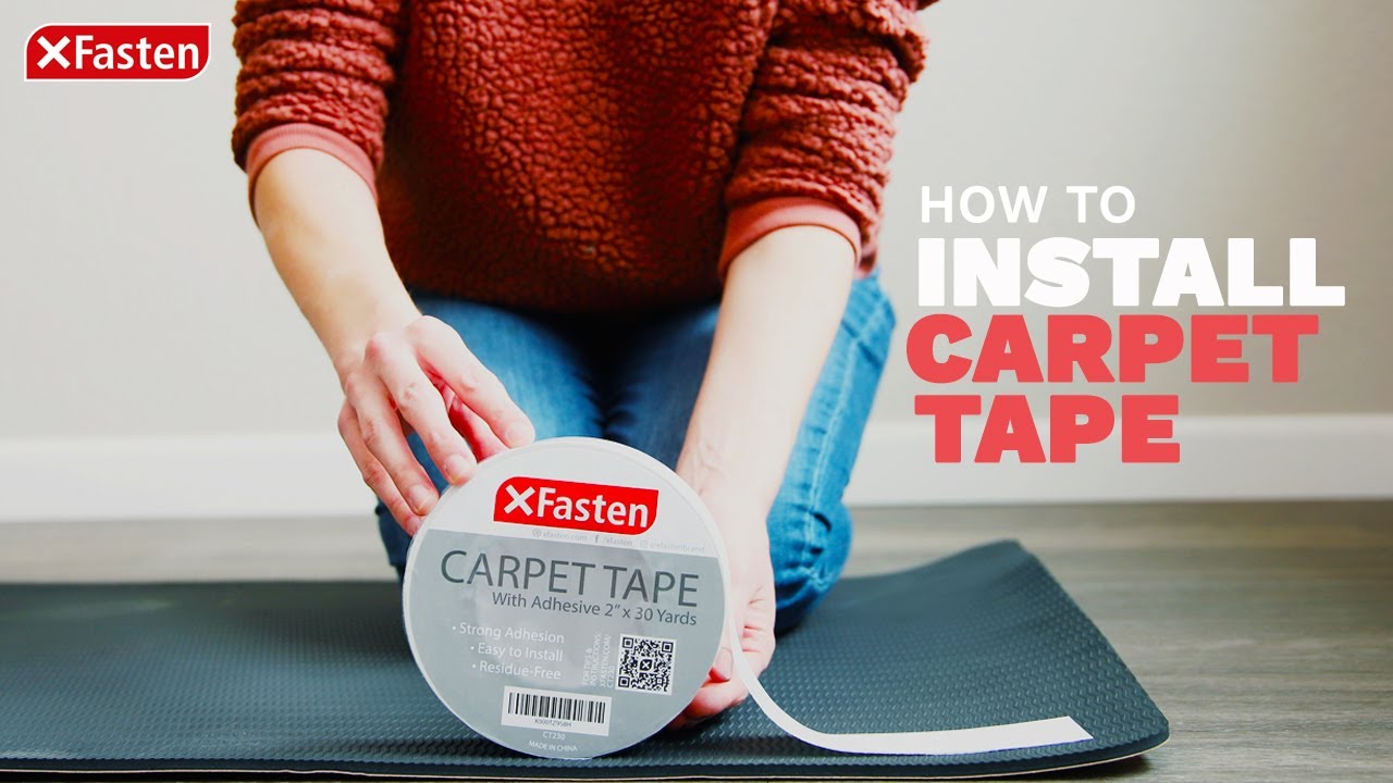 How to Install Carpet Tape The Right Way | XFasten - YouTube