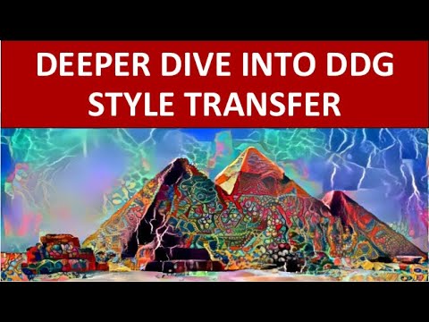 Deeper Dive into Deep Dream Generator Style Transfer - YouTube