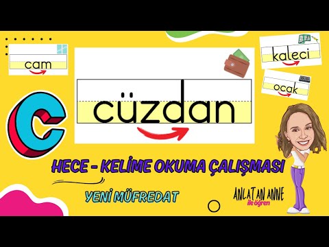 1. Sınıf “c-C” Harfi Hece / Kelime Okuma Çalışması - Hece Birleştirme (Yeni Müfredat) #birincisınıf