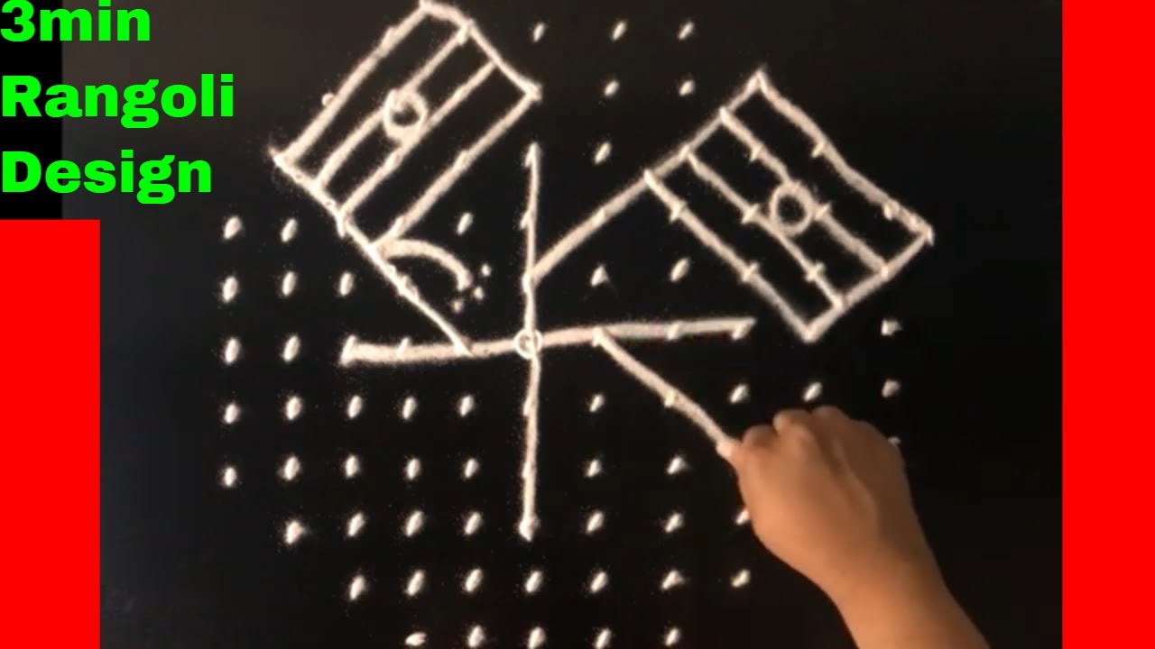 Independence Day special Easy Rangoli Design / Kolam by meartist.in ...