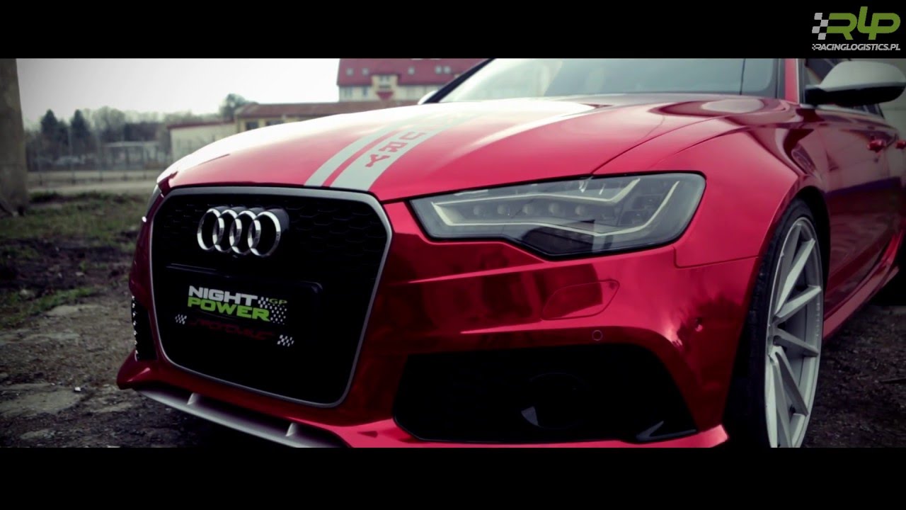 AUDI RS6 1000 HP+ IN RED CHROM by Racing Logistics Performance - YouTube
