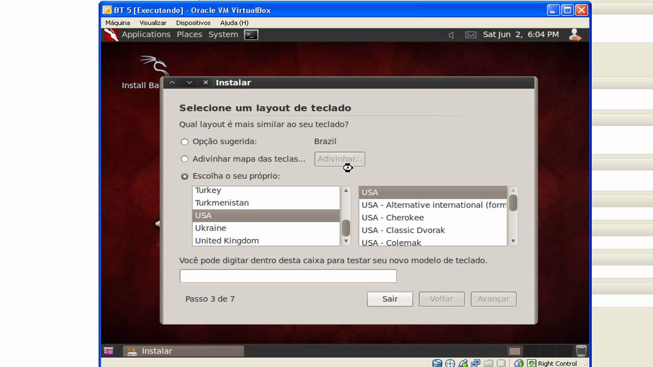 Como instalar o Backtrack 5 no VirtualBox - YouTube