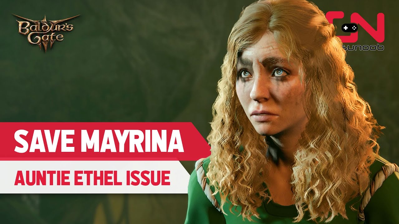 Save Mayrina Quest Guide Baldur's Gate 3 - Auntie Ethel Fight - YouTube