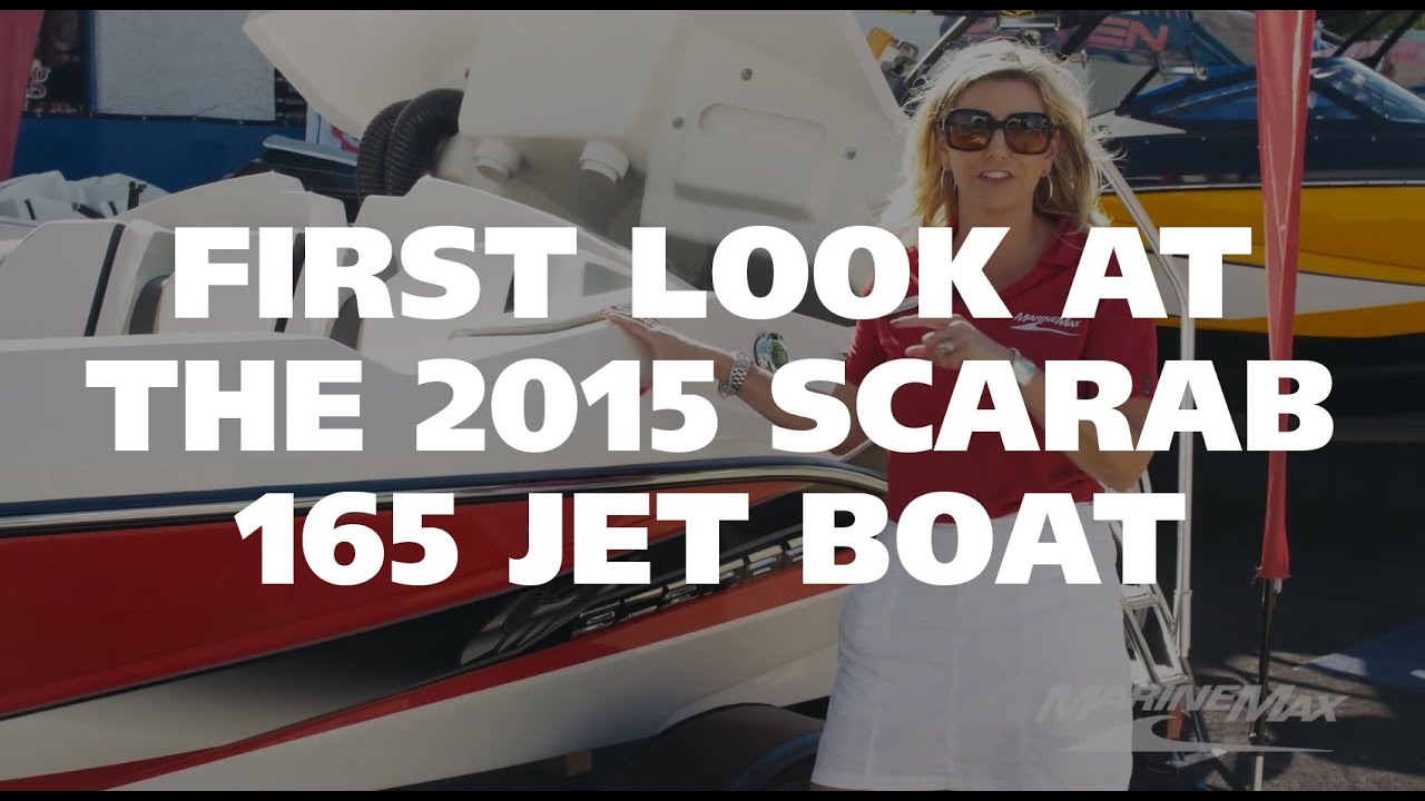 Our First Look at the 2015 Scarab 165 Jet Boat - YouTube