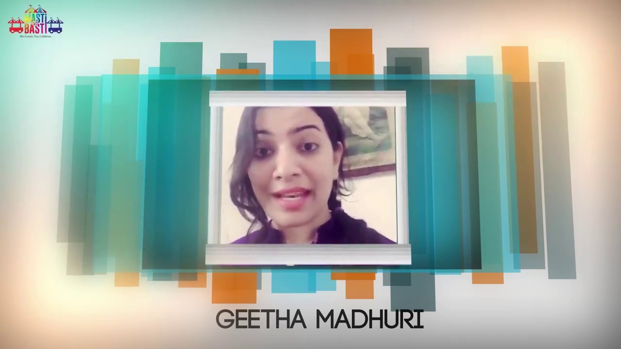 Geeta Madhuri - Playback Singer | Masti Ki Basti | Hyderabad Biggest ...