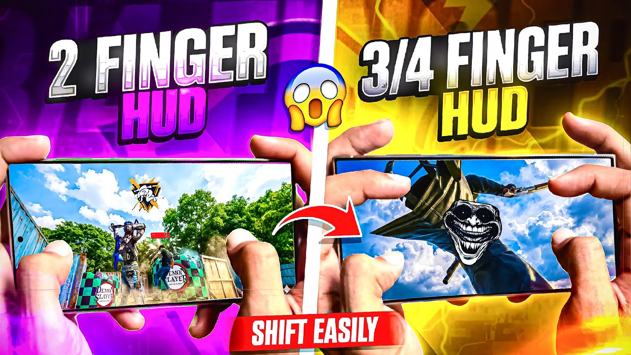 Shift Easily from 2 Finger to 3/4 Finger HUD ⚙️ | Best Custom HUD Setup ...