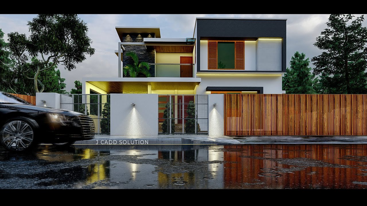 Exterior 3d animation - YouTube