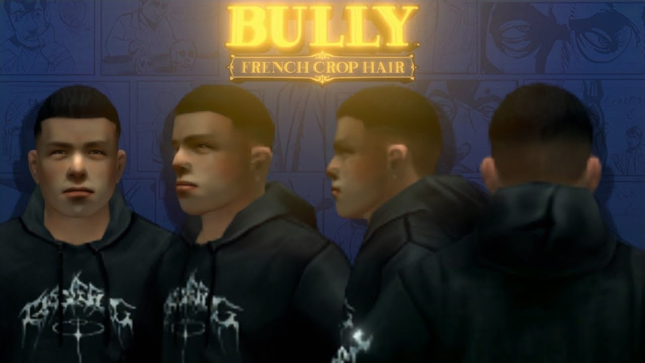 Bully AE - French Crop Hair Mod (Request) - YouTube