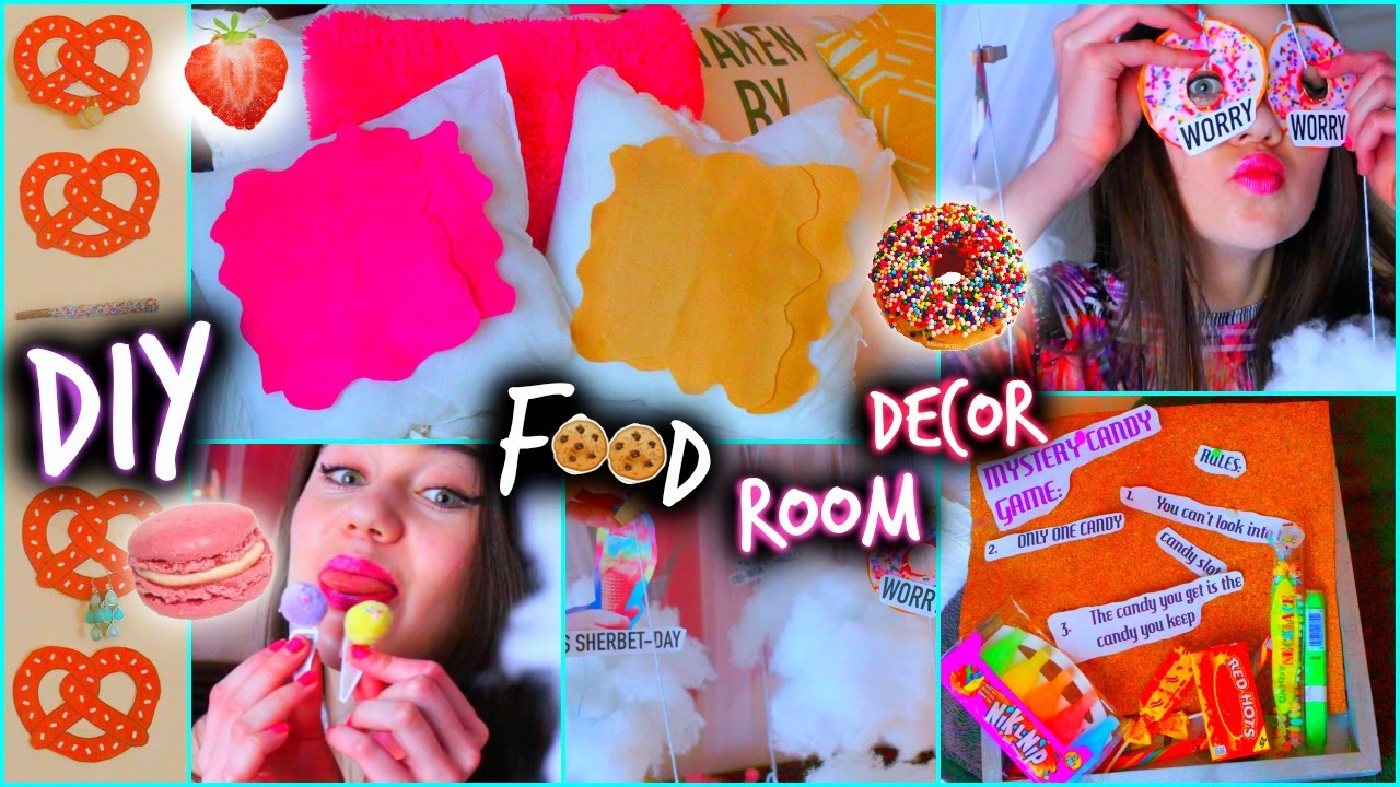 DIY Room Decor: Food Edition! - YouTube