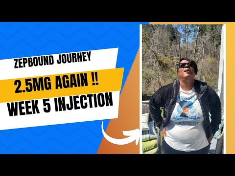 "Zepbound Week 5: Still on 2.5mg..." Injection in Arm OUCH not really ...
