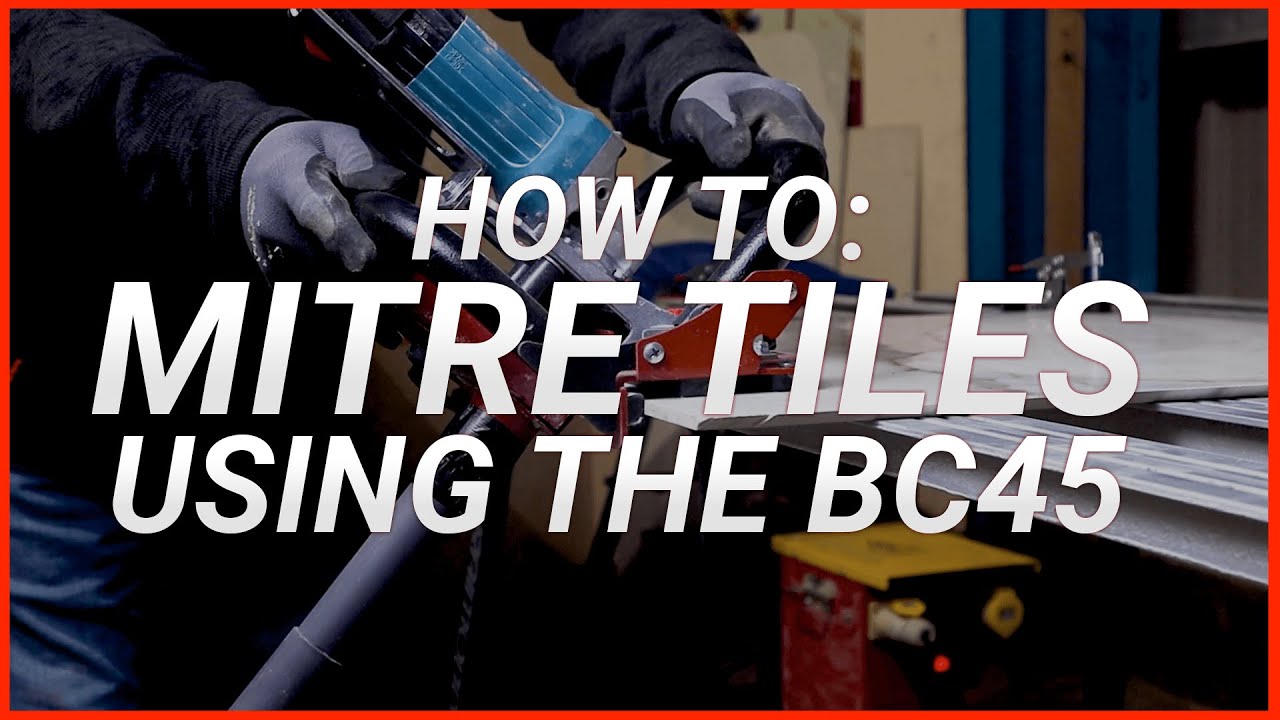 How To: Mitre Tiles Easily | BC45 Assembly | Tilers Tools - YouTube