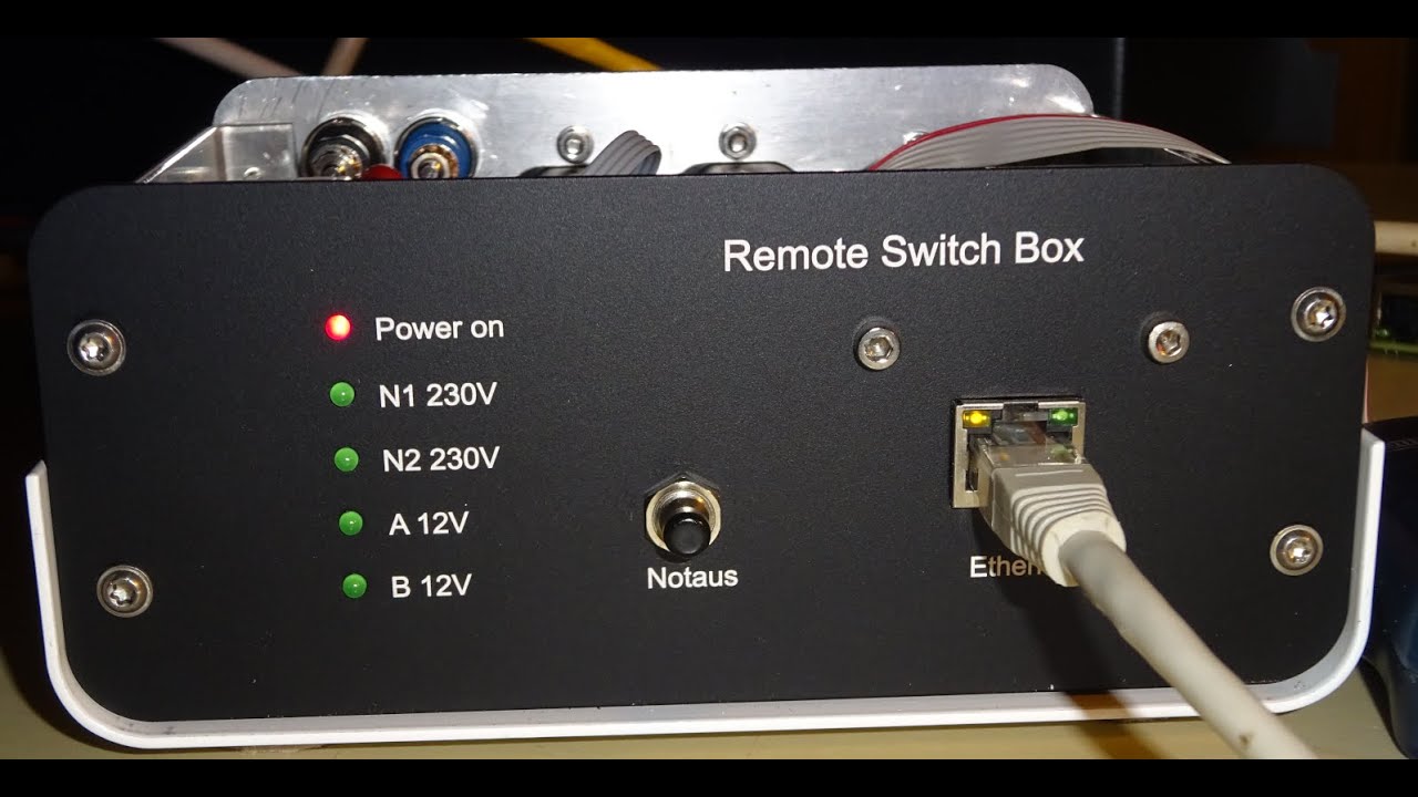Ethernet Switch-Box for my Ham Radio Station - YouTube