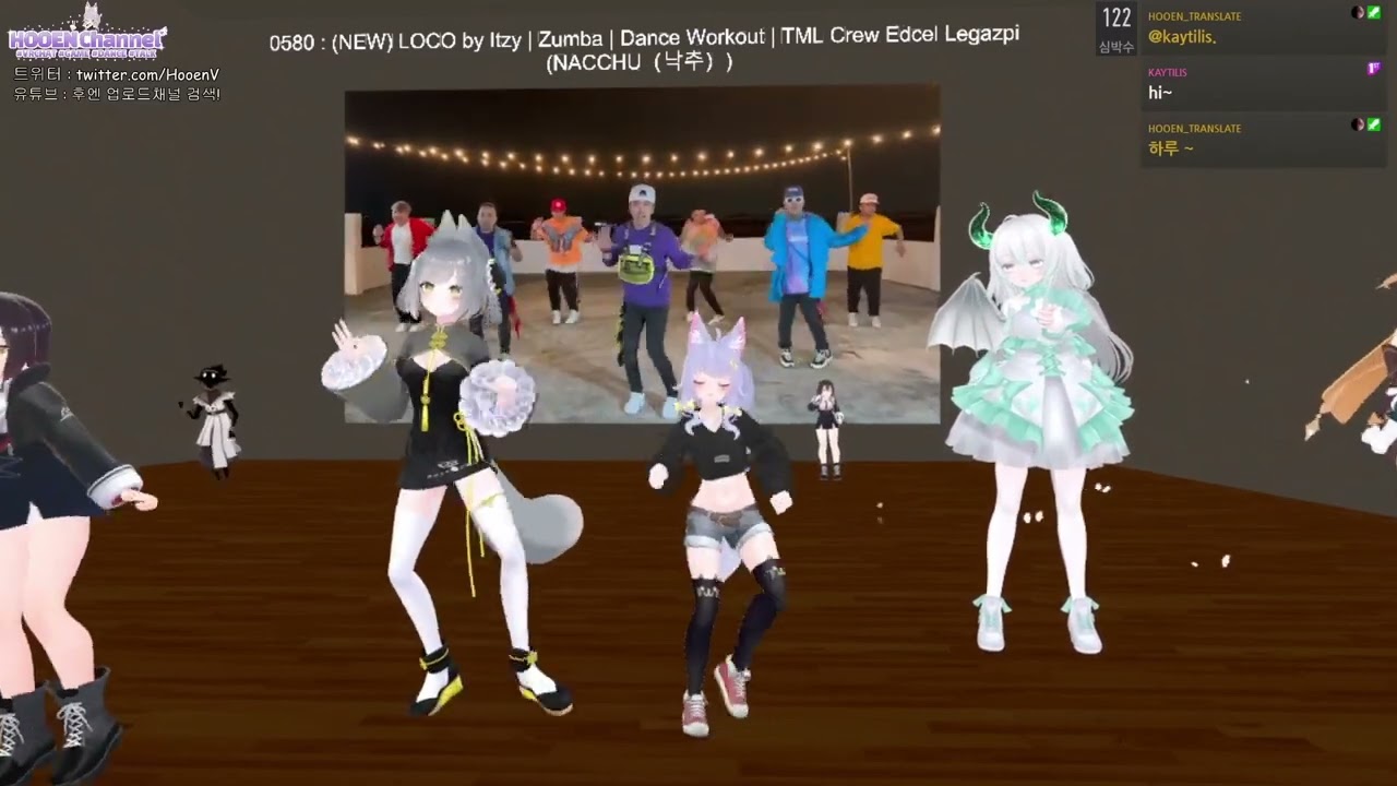 Vrchat Just Dance 따라추어 보았어요 Loco Youtube