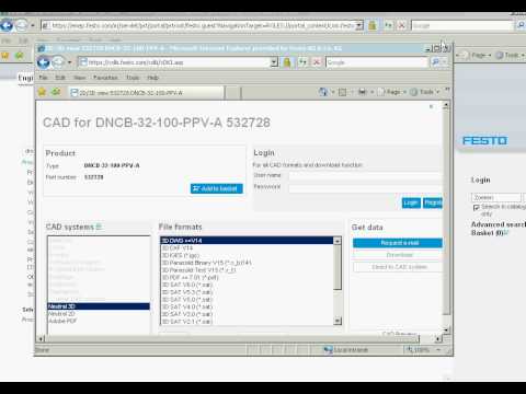 Festo CAD-file downloaden - snel en eenvoudig - YouTube