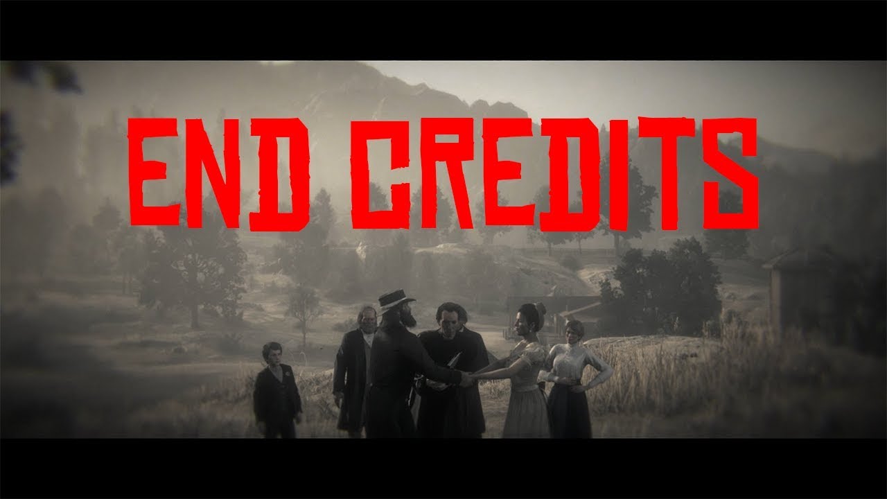 Red Dead Redemption 2 // End Credits (John and Abigail's Wedding/Edgar ...