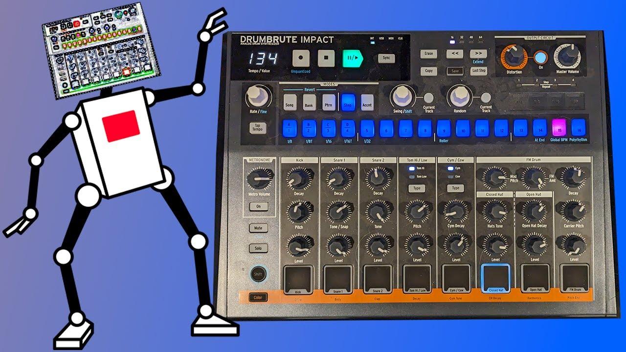 Robotic Retro Modular Techno - YouTube
