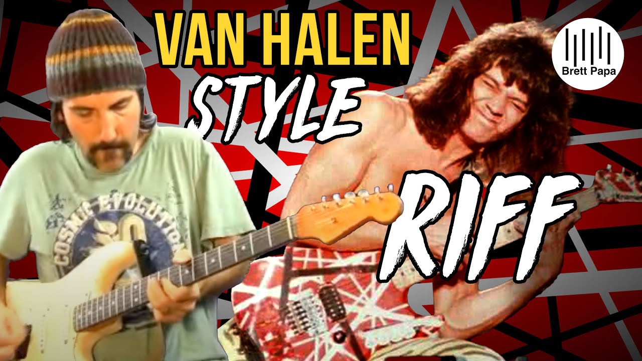 Van Halen Style Guitar Lesson - Unchained Inspired Riff - YouTube