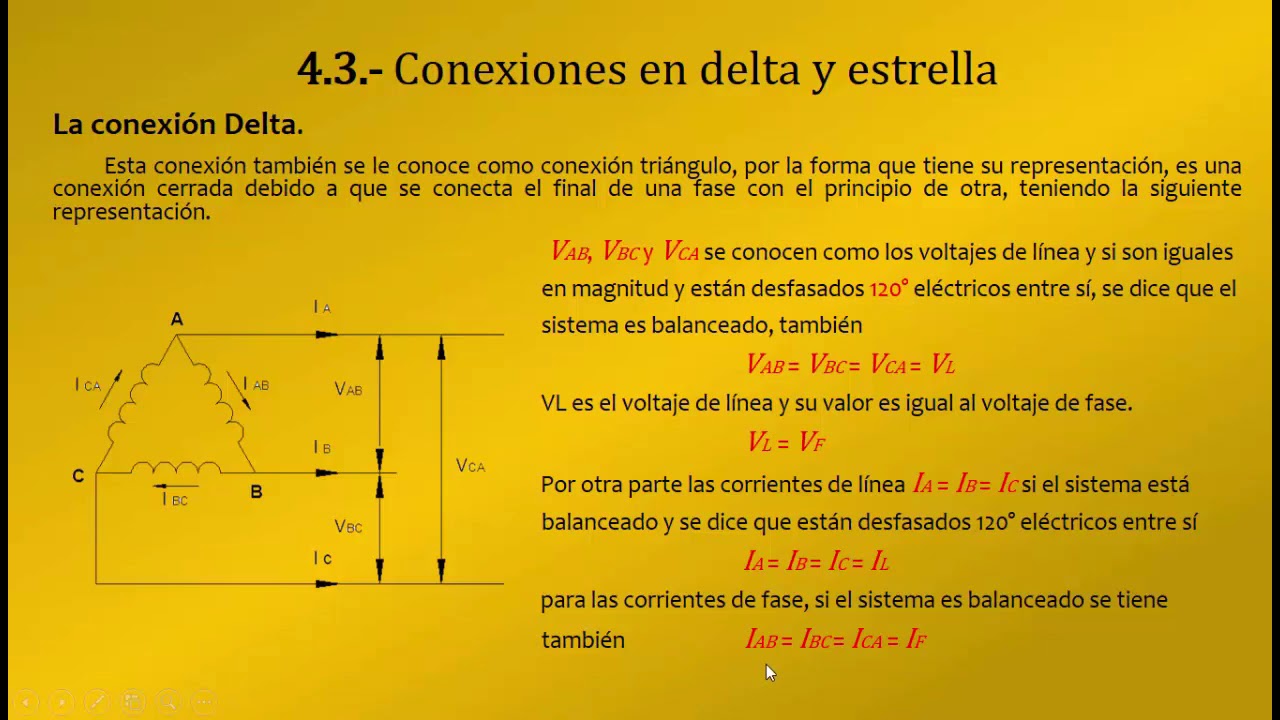 Conexiones en delta y estrella - YouTube