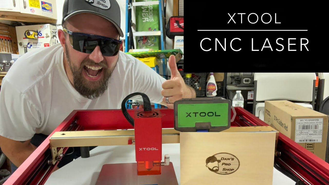 CNC laser by Xtool - YouTube