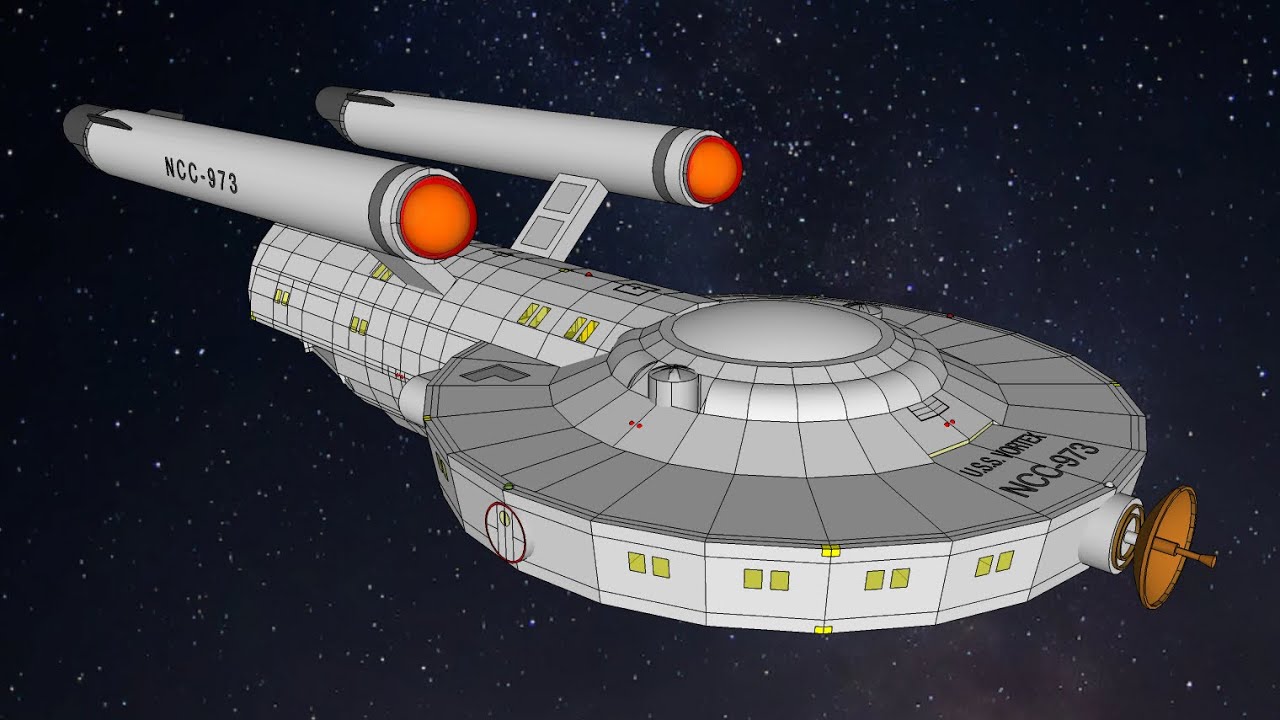 Animated starship tour: Star Trek Sparrow Class U.S.S. Vortex NCC-973 ...