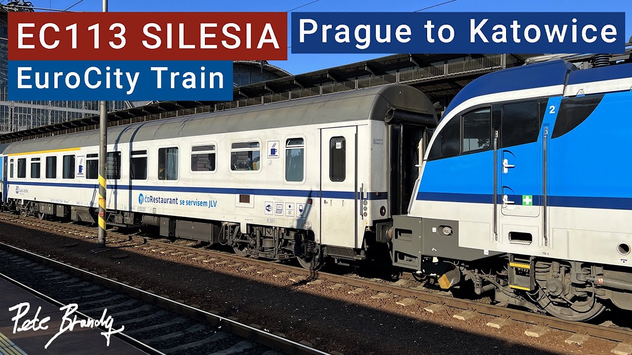 TRIP REPORT | EC Silesia | Prague to Katowice | EuroCity train | 1st class | ČD / PKP Intercity ...