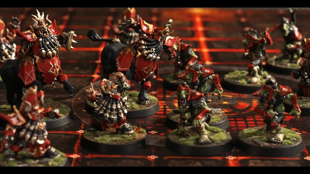 New Chaos Dwarf Blood Bowl Team Revealed - YouTube