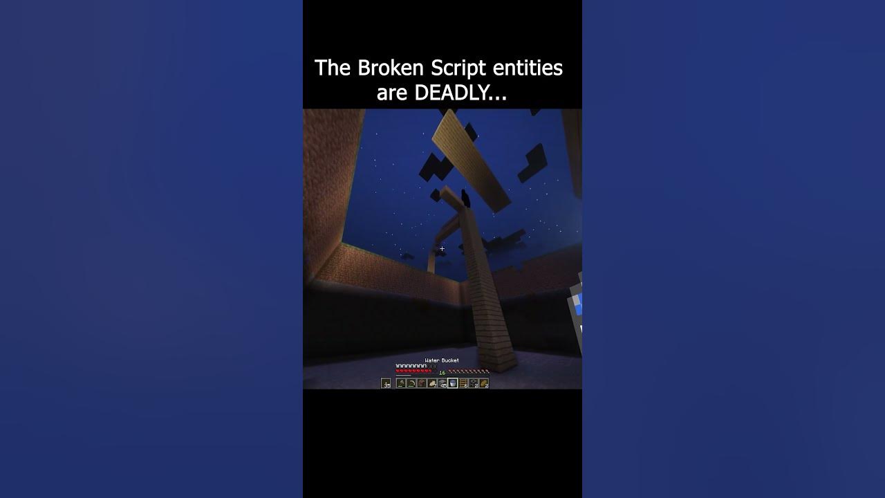 The Broken Script Entities are DEADLY... - YouTube