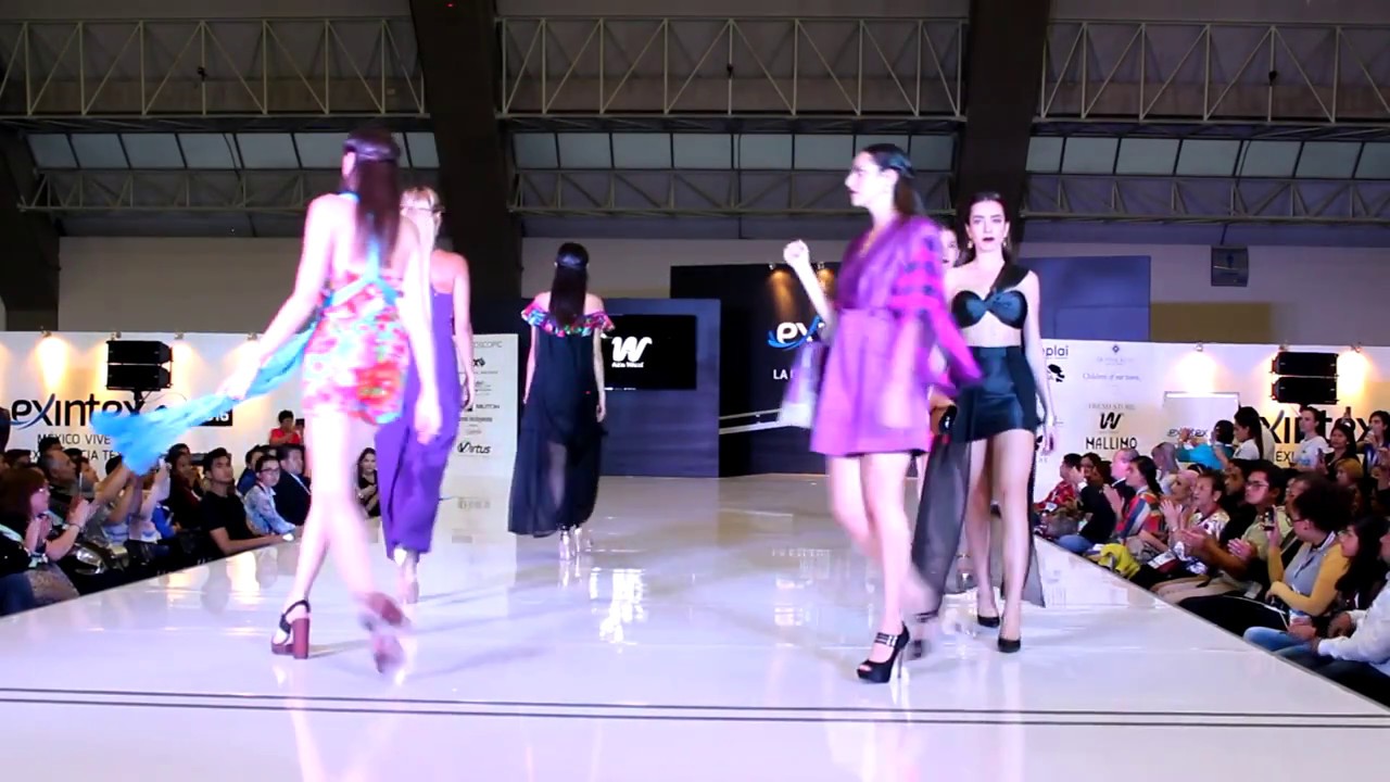 Colección 2017. Aída Walls pasarela Exintex - YouTube