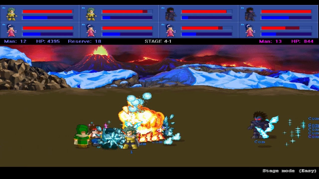 Little Fighter 2 | Firzen, Julian & Jan | Stage 4 | Easy - YouTube