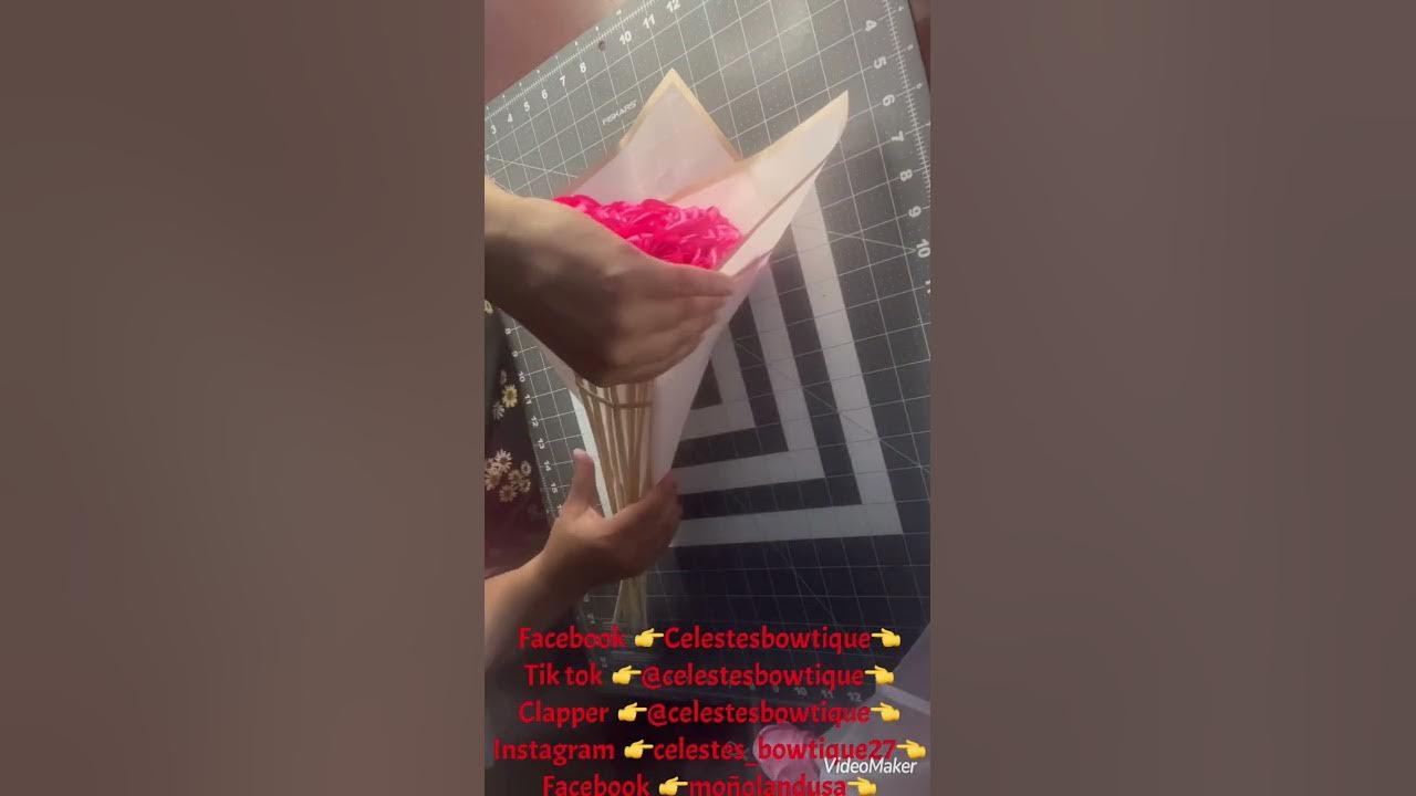 Cómo envolver un ramo de rosas eternas // cómo armar o envolver un ramo buchón de rosas eternas ...