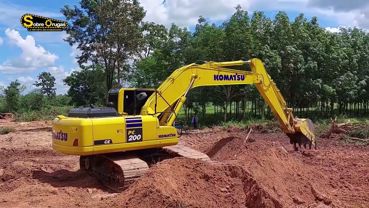 Conoce la nueva Excavadora Komatsu PC200-10M0 CE - YouTube