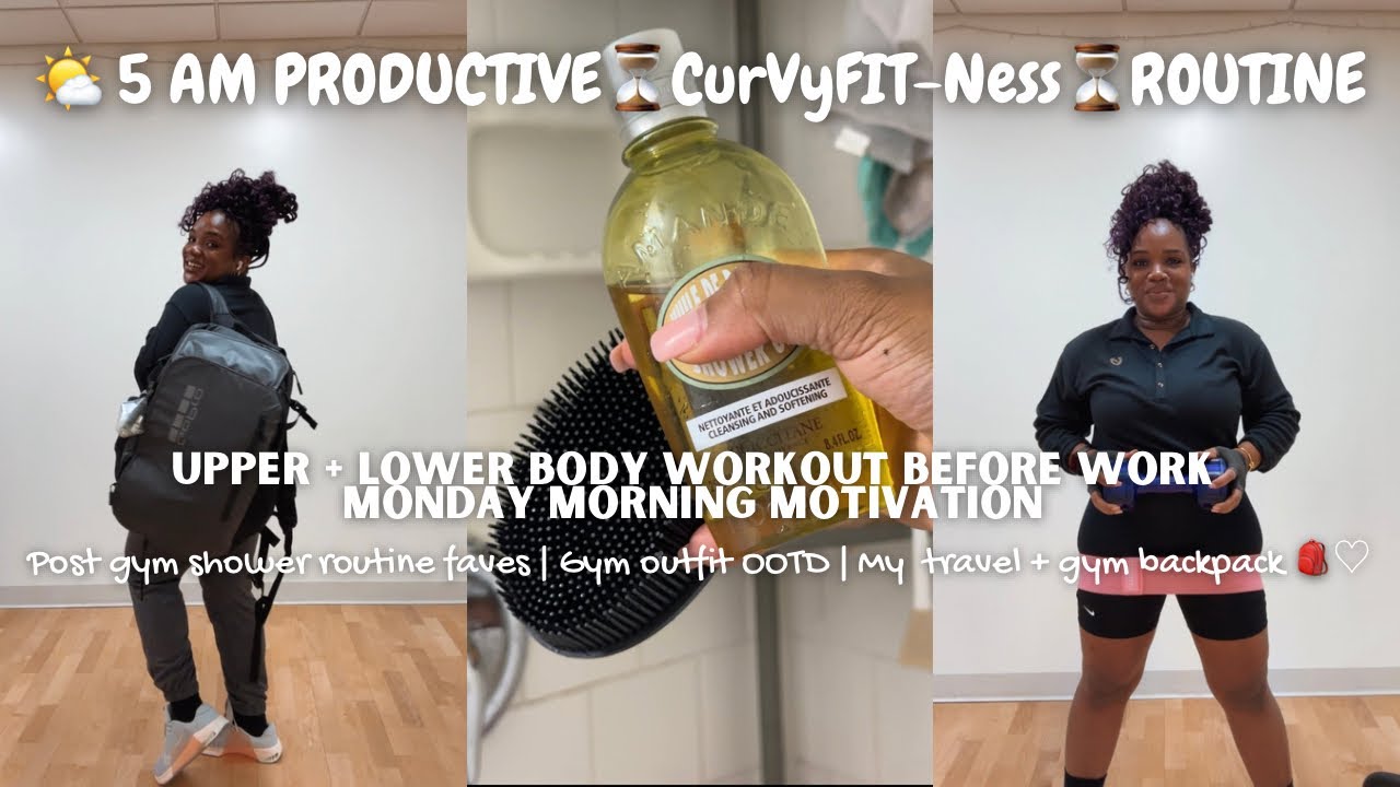 Quick Lower & Upper Body Workout before work→ Post gym minimal but ...