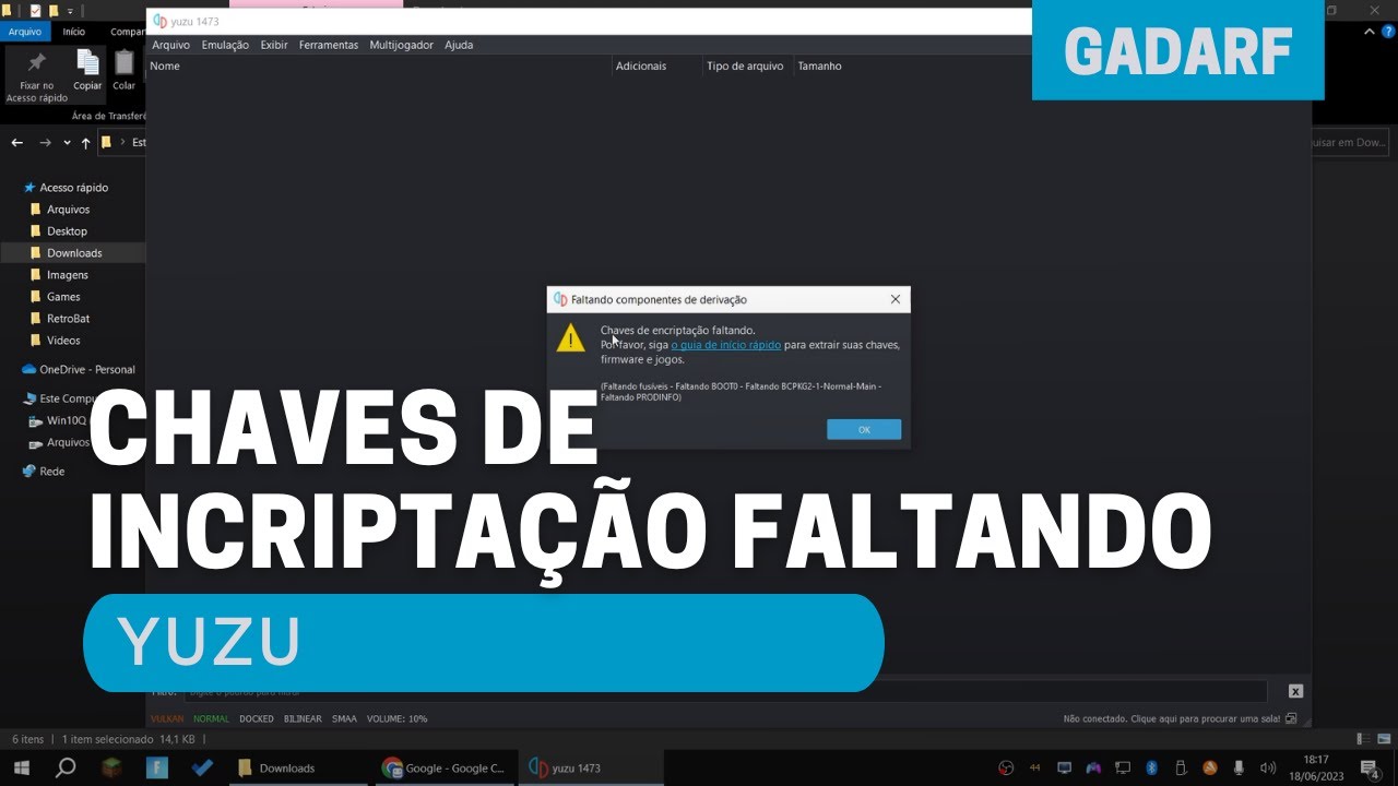 Chaves De Incriptação Faltando No Yuzu - YouTube