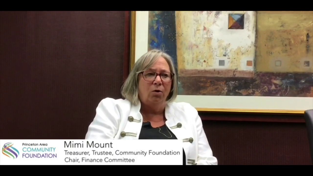 Mimi Mount on the Importance of the Princeton Area Community Foundation ...